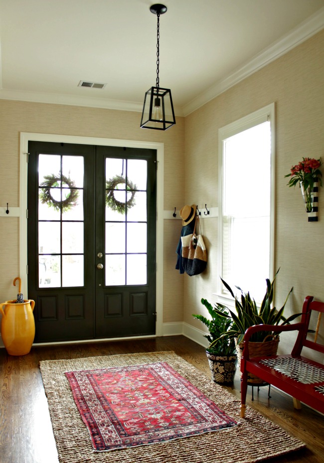 fun and happy entry foyer